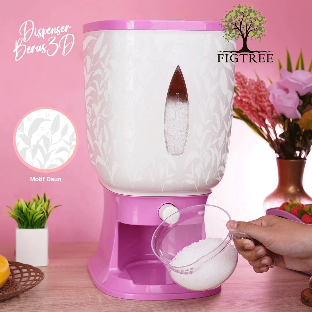 Jual P ( P1 ) DISPENSER BERAS 10 KG TEMPAT PENYIMPANAN / BERAS WADAH ...