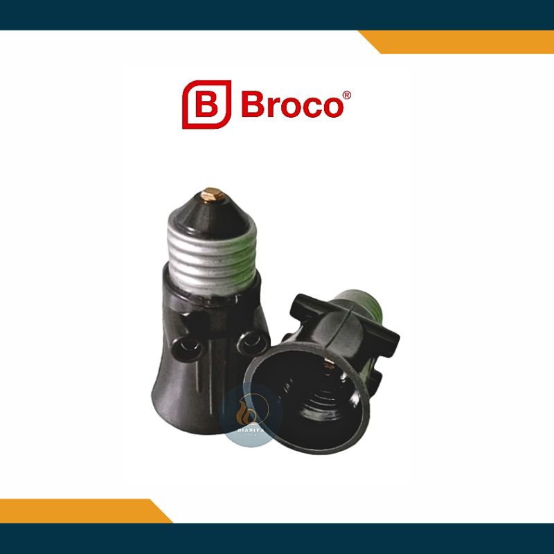 Jual Broco Fitting Kombinasi (226) Lamp Holder Socket E27 Fiting Lampu ...