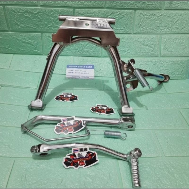 Jual (PAKET MURAH) STANDAR TENGAH STANDAR SAMPING RING 17 SELAHAN HONDA VARIO 125 - VARIO 150 ...