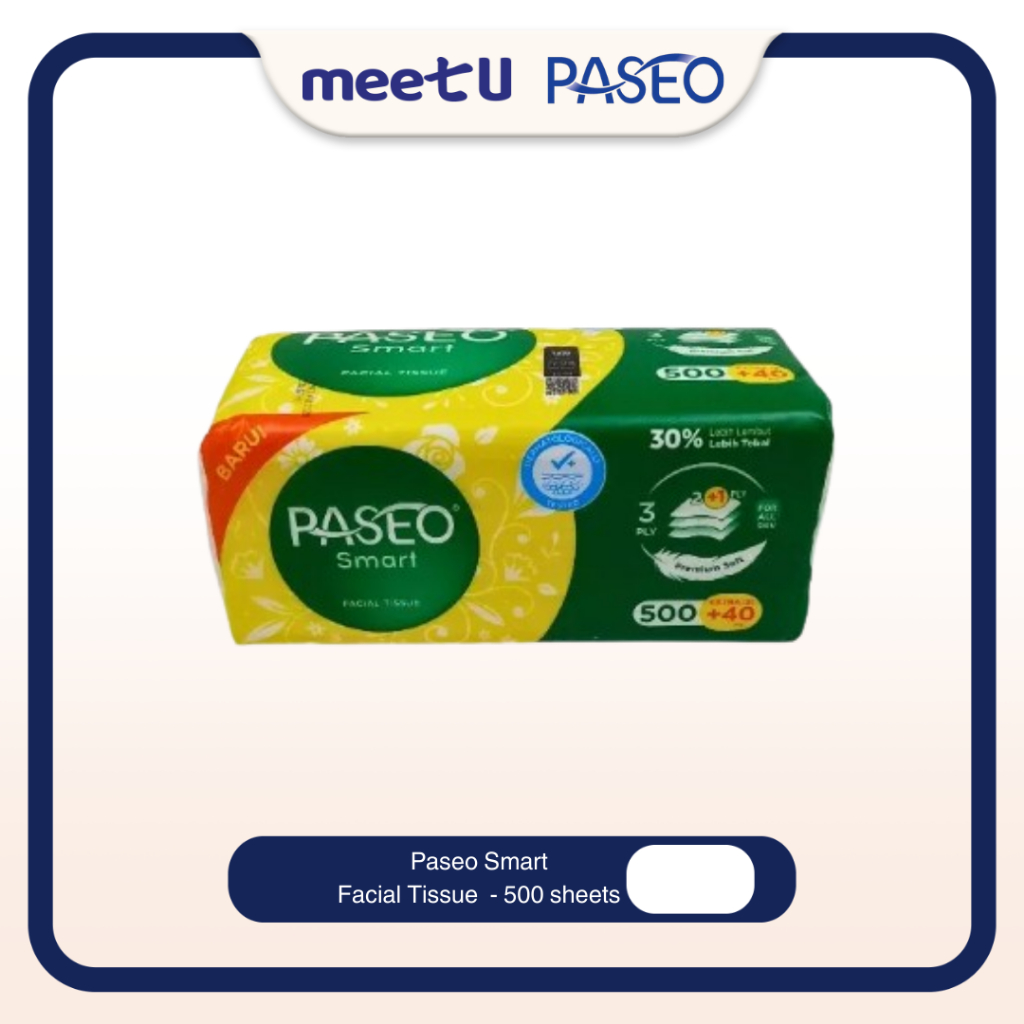 Jual Paseo Smart Facial Tissue - 500 sheets | Shopee Indonesia