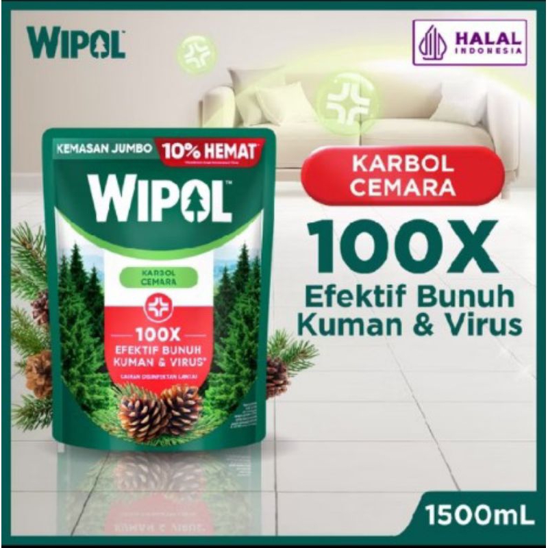 Jual Wipol cemara 1.5 liter | Shopee Indonesia