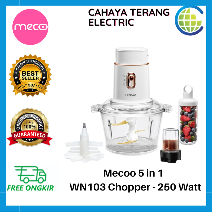 Jual Mecoo Aesthetic 5 in 1 Antibacterial Odorless Chopper / Blender ...