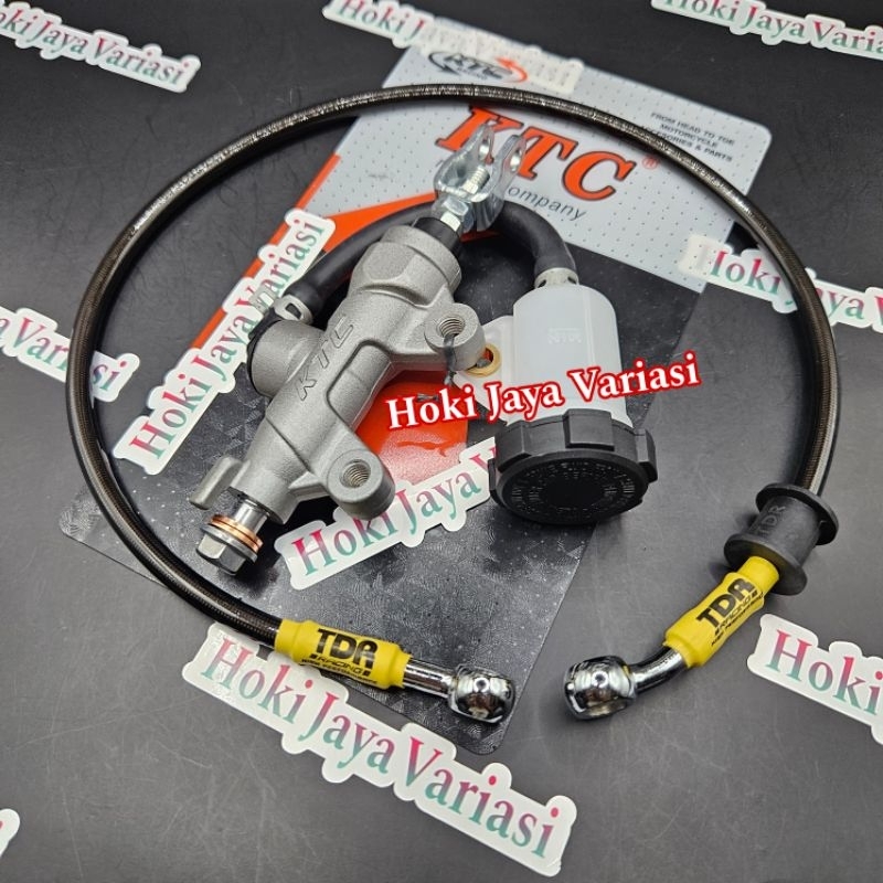 Jual Paket 2in1 Tonjokan Master Rem Belakang KTC Racing + Selang Rem TDR Original 24 Inch ( 61cm ...