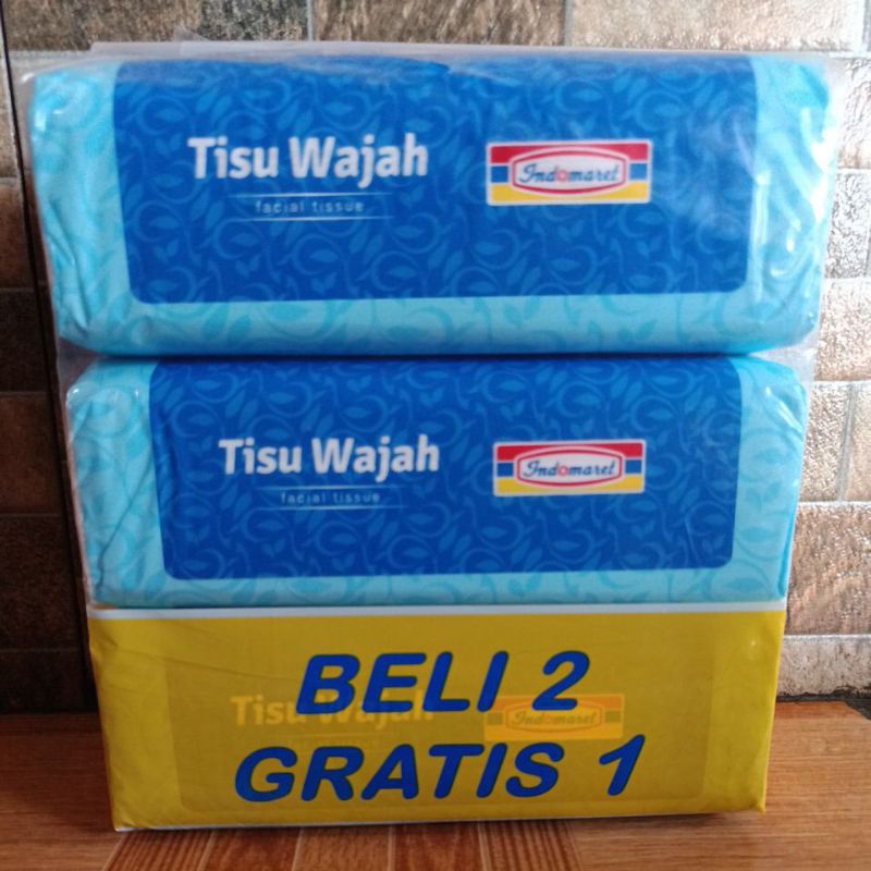 Jual Tisu Wajah Merk Indomaret (3*180sheet) | Shopee Indonesia