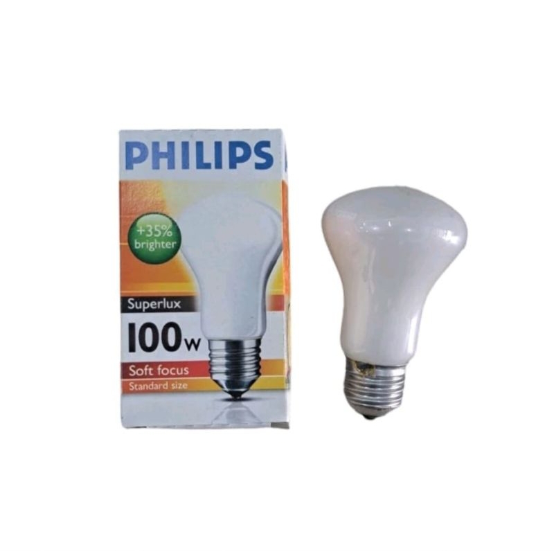Jual Lampu Philips Superlux 100 Watt | Penghangat Ayam | Cahaya Semu ...