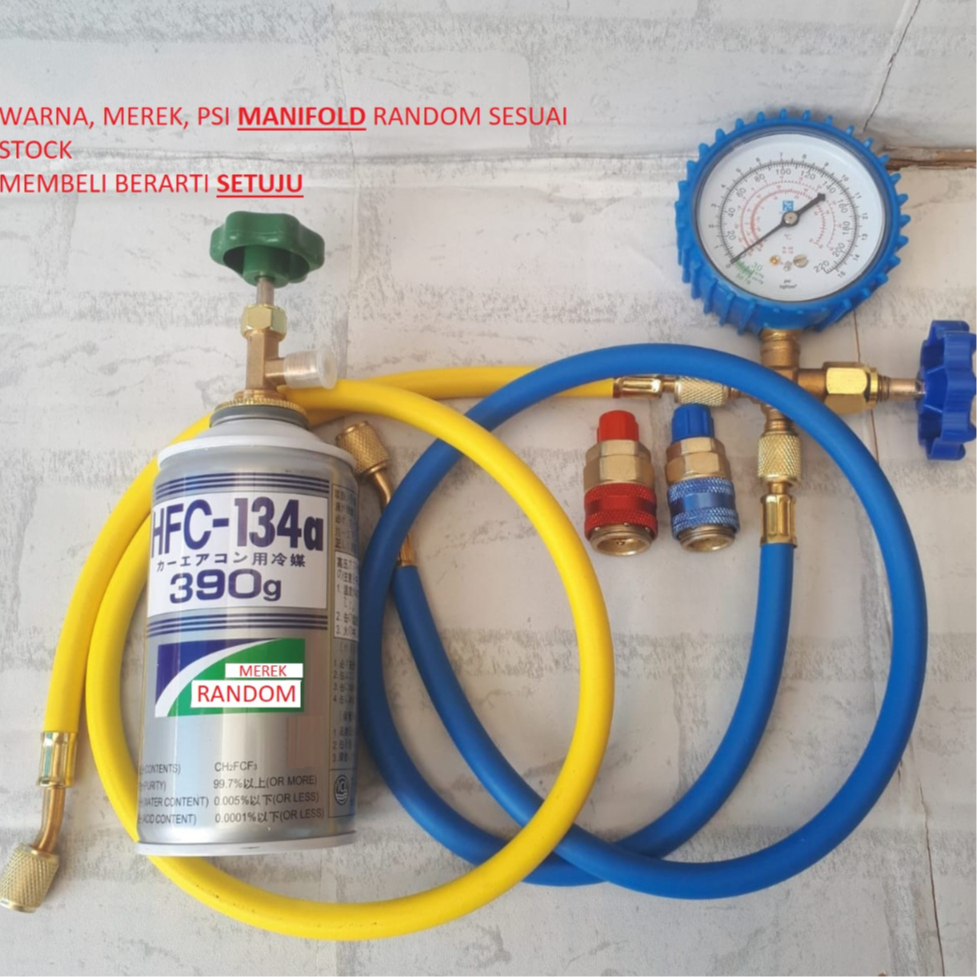 Jual Paket lengkap Alat Isi ulang / tambah Ac Mobil R134a / 134a kran ...