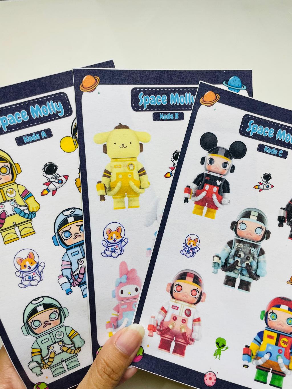 Jual Sticker Popmart Space Molly Viral | Shopee Indonesia