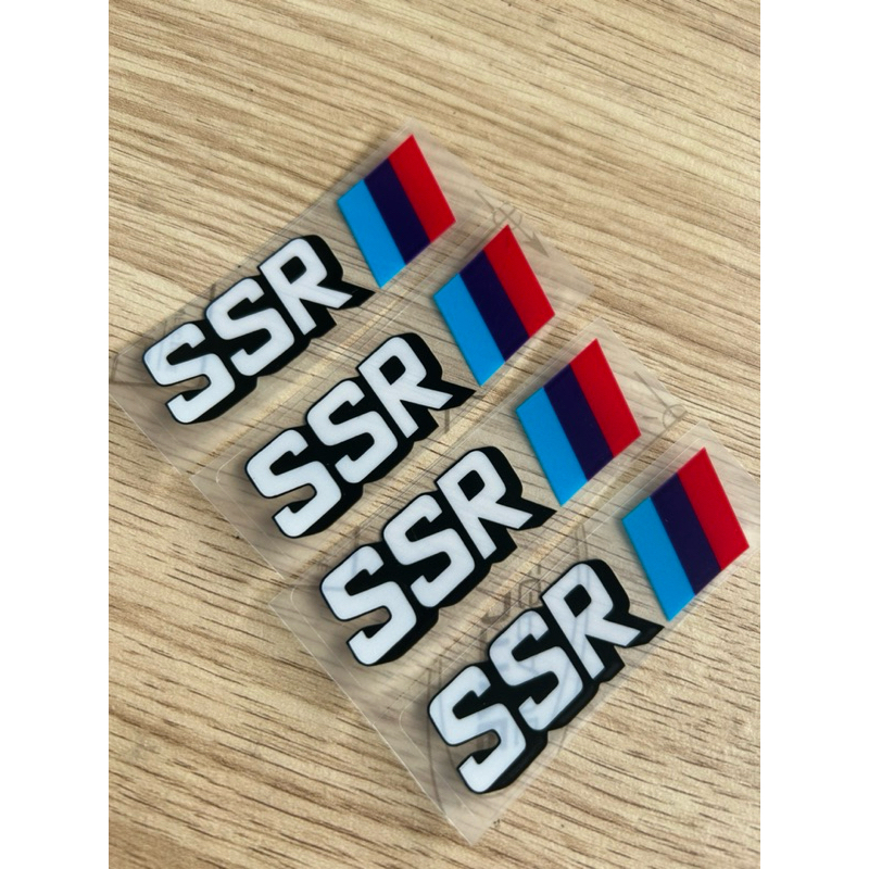 Jual STIKER STICKER VELG SSR TRANSPARN PREMIUM 1SET 4PCS | Shopee Indonesia