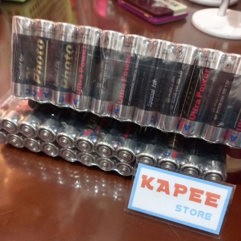 Jual Batu baterai AA ABC Hitam Photo Ultra Power Special for foto ...