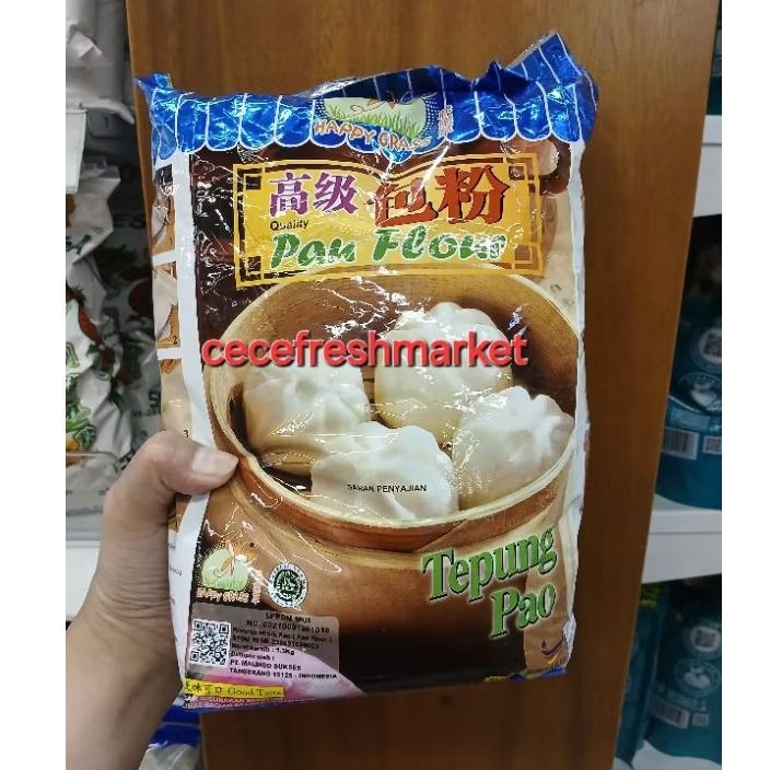 Jual Jual tepung kue bakpao pao flour happy grass pack | Shopee Indonesia