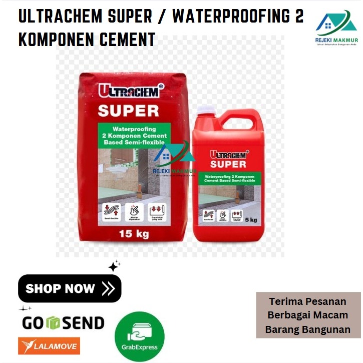 Jual ULTRACHEM SUPER / WATERPROOFING 2 KOMPONEN CEMENT | Shopee Indonesia