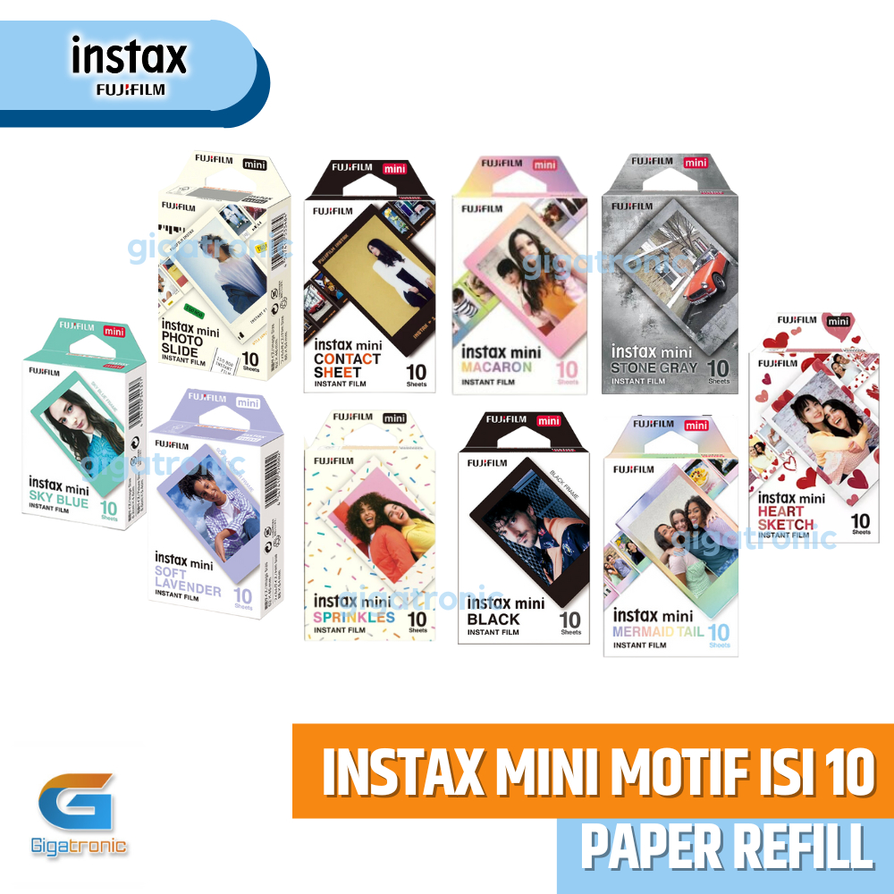 Jual Instax Mini Paper Motif Isi 10 - Refill Isi Instax Mini | Shopee ...