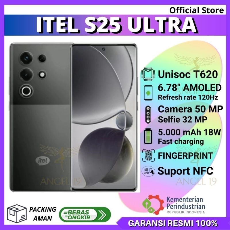 Jual ITEL S25 ULTRA 8/256 GB - ITEL S25 ULTRA 8/128 GB GARANSI RESMI ...
