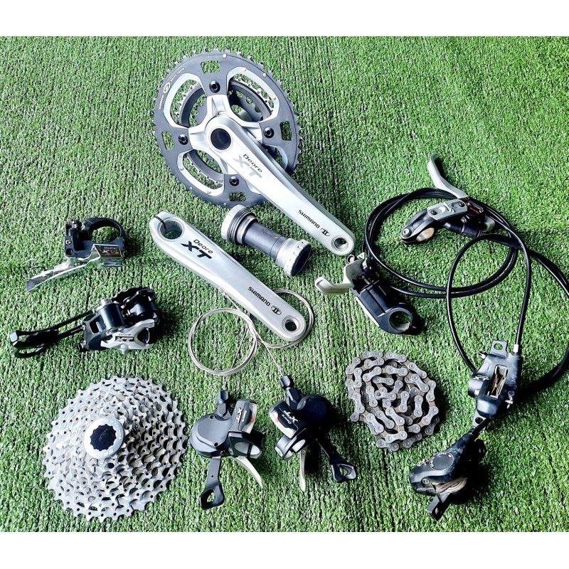 Jual Groupset Shimano Deore XT M770 3x9 Speed Japan Second Mulus ...