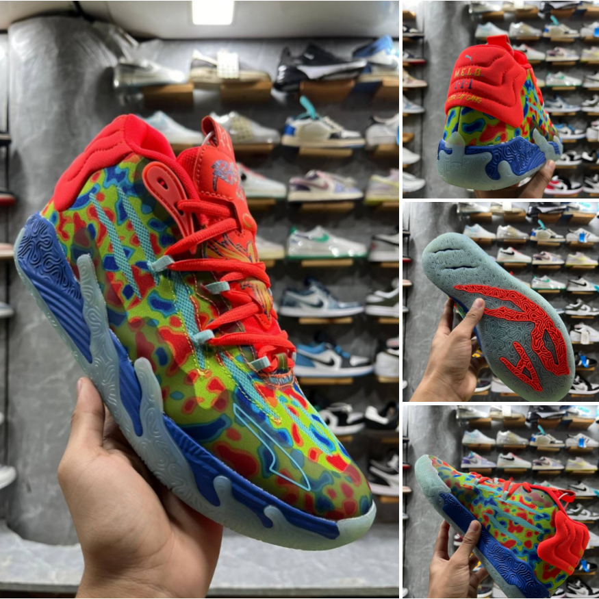 Jual PUMA MB03 RARE - Red Blue Rainbow - LNN16 | Shopee Indonesia