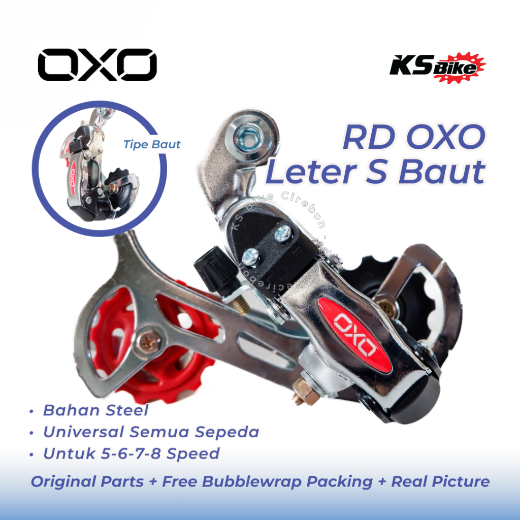 Jual RD OXO 60A Rear Derailleur Sepeda 6 7 Speed | RD OXO 60A Baut ...