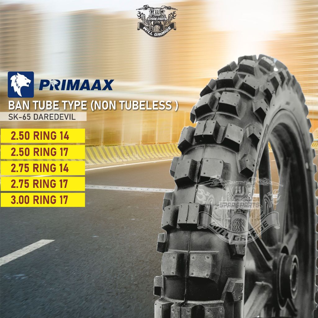 Jual BAN PRIMAAX SK-65 DAREDEVIL / BAN PRIMAX / NON TUBELESS / BAN ...