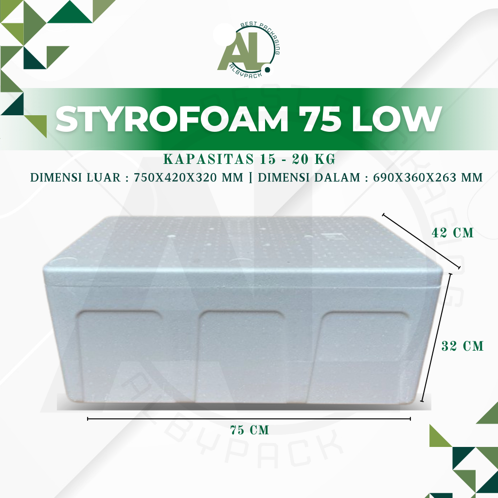Jual Styrofoam Box / Box Styrofoam / Box Gabus (KHUSUS INSTANT ...