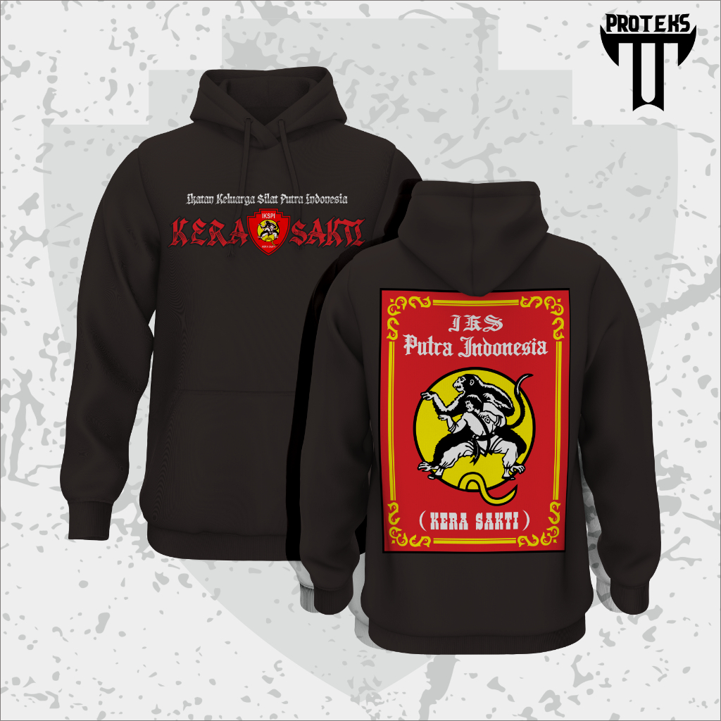 Jual hoodie IKSPI Kera Sakti basic logo 100% cotton flecee 280gsm | Shopee Indonesia