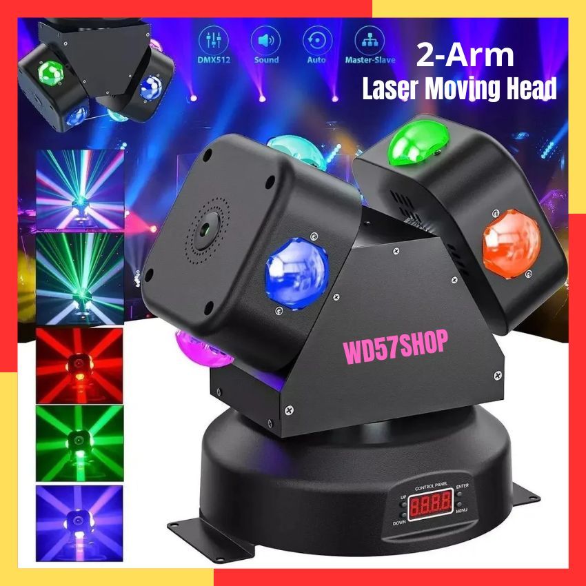 Jual Lampu Lighting Disco Panggung DJ Party Sorot LED Laser Strobo ...