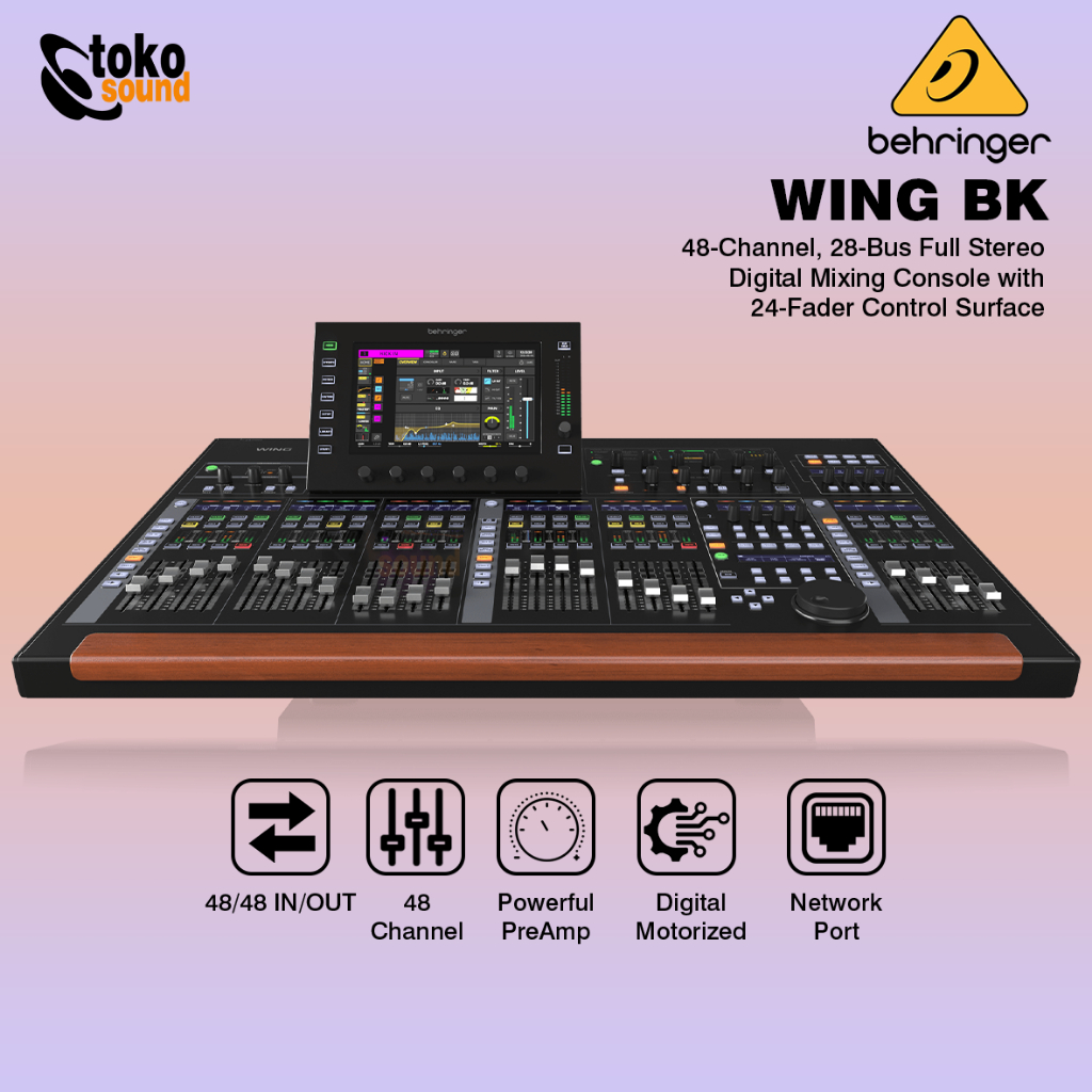Jual Behringer WING BK - 48 Channel Digital Mixer | Shopee Indonesia