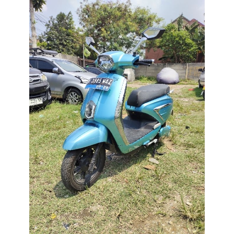 Jual Motor Listrik PACIFIC Virgo 1.2 Hijau surat-surat lengkap / Molis ...