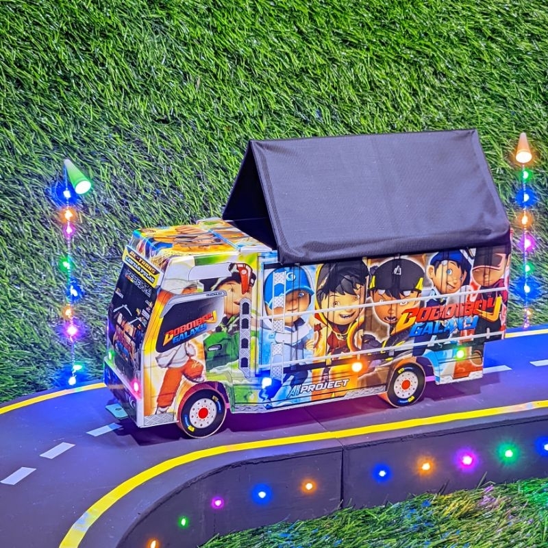 Jual Mainan Miniatur Truk Oleng Roda Kayu Bisa Belok Mainan Miniatur ...