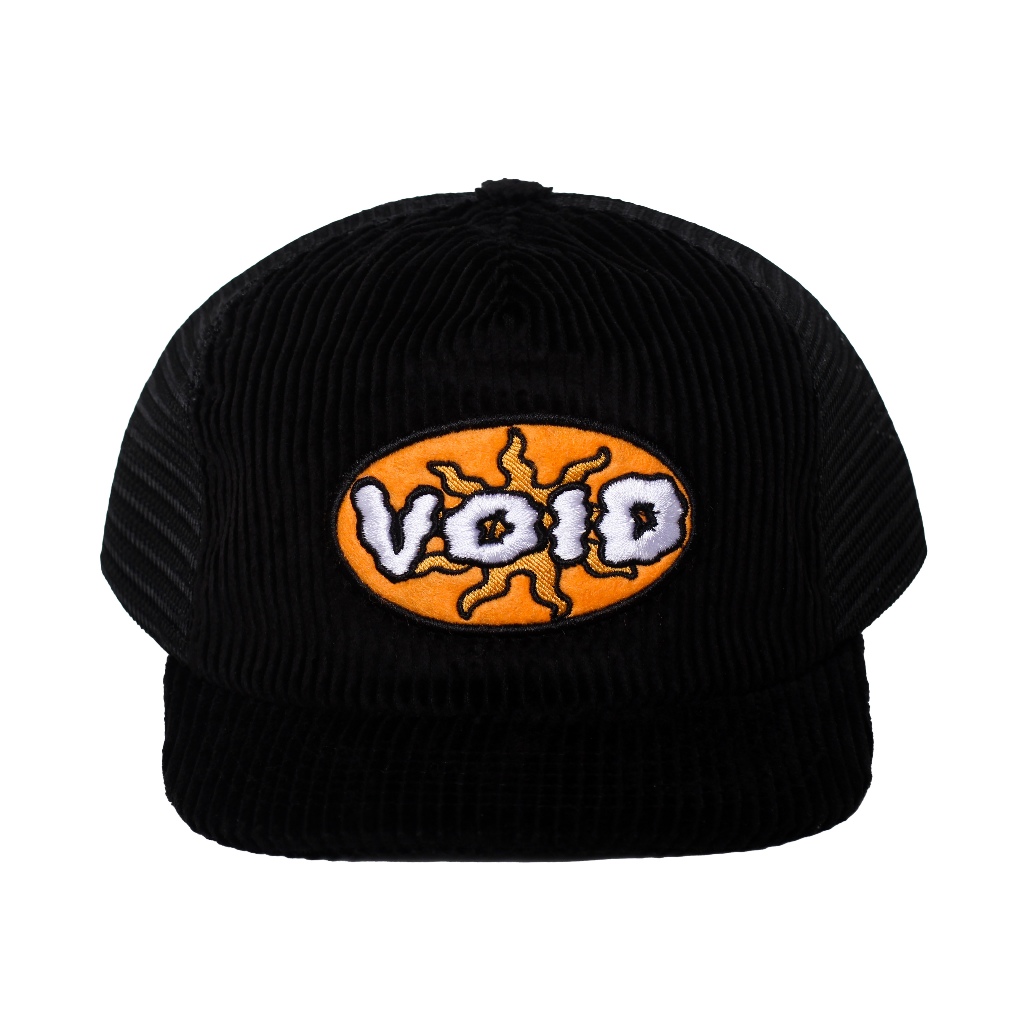 Jual VOID | Corduroy Unstructured Trucker Cap Sun All Black - Topi ...