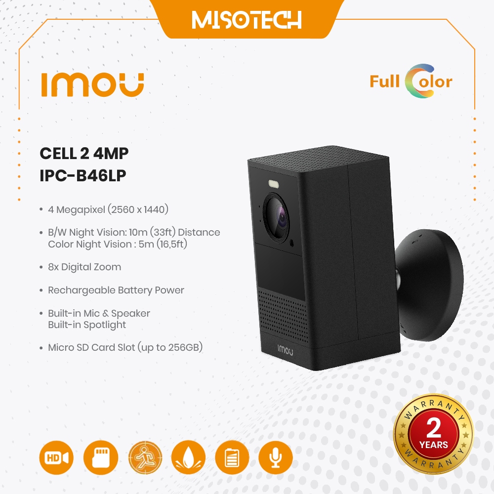 Jual Wifi Kamera Battery CCTV Imou Cell 2 IPC-B46LP 4MP IP Two-way ...