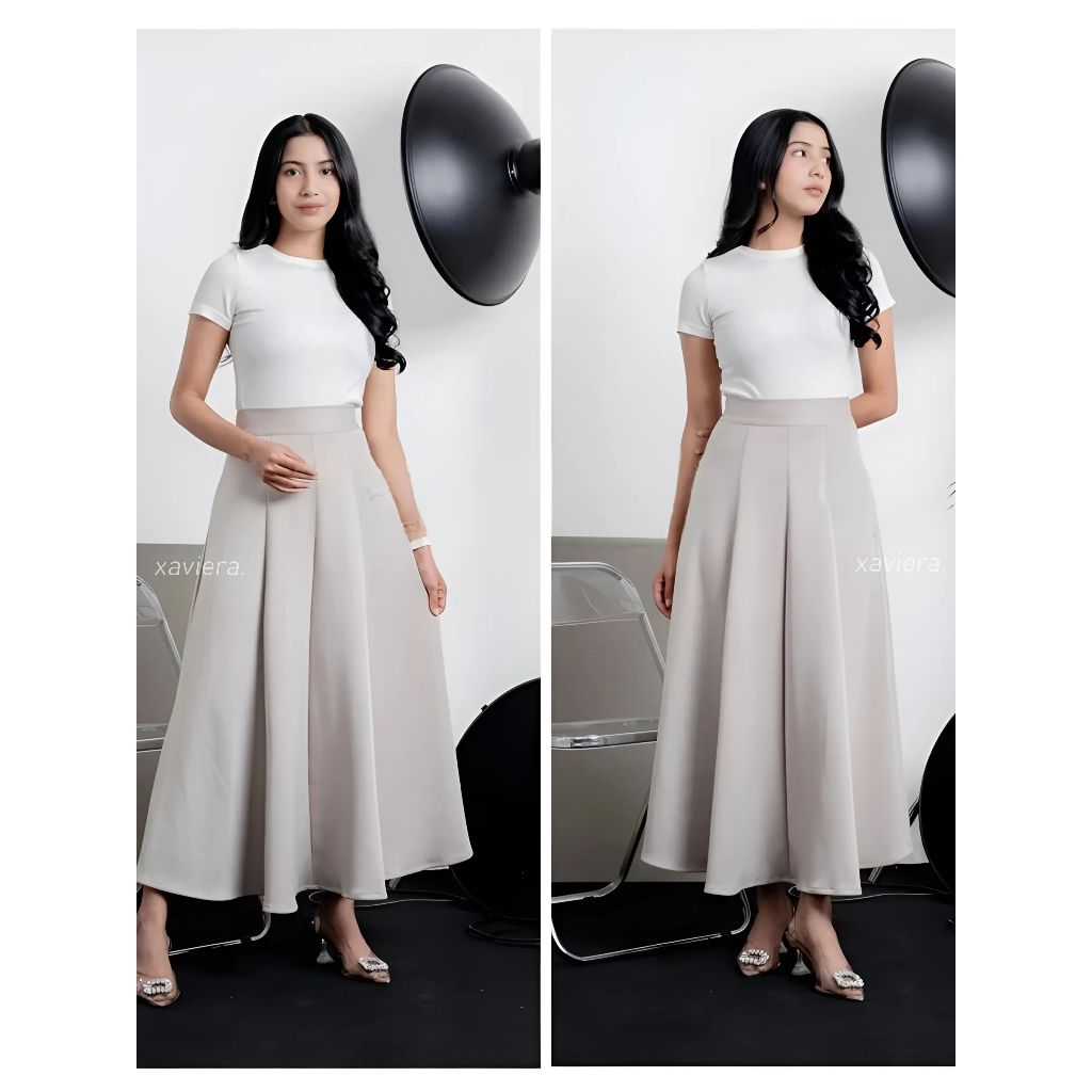 Jual Rok Kerja Formal Kantor Span Panjang A Line Audy Skirt Korean Rok ...