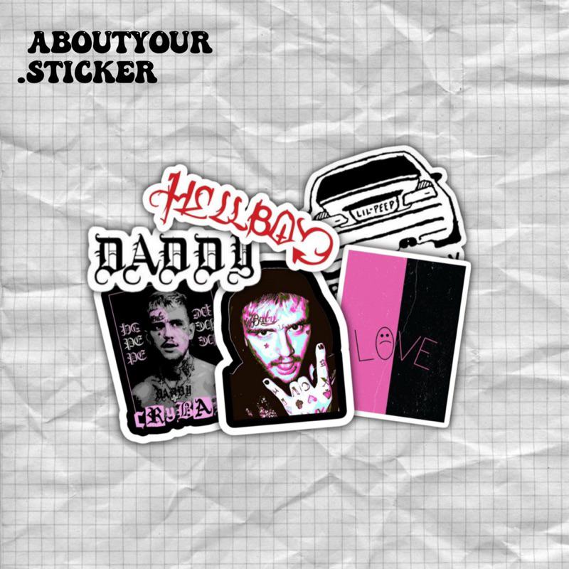 Jual STICKER PACK LIL PEEP VOL 5 isi 6pcs | Shopee Indonesia