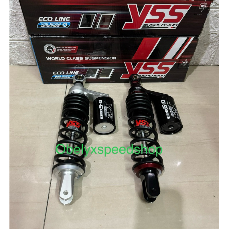 Jual SHOCKBREAKER YSS NEW G PLUS 300 MM BLACK SERIES FOR BEAT - MIO SPORTY - MIO SMILE - FINO ...