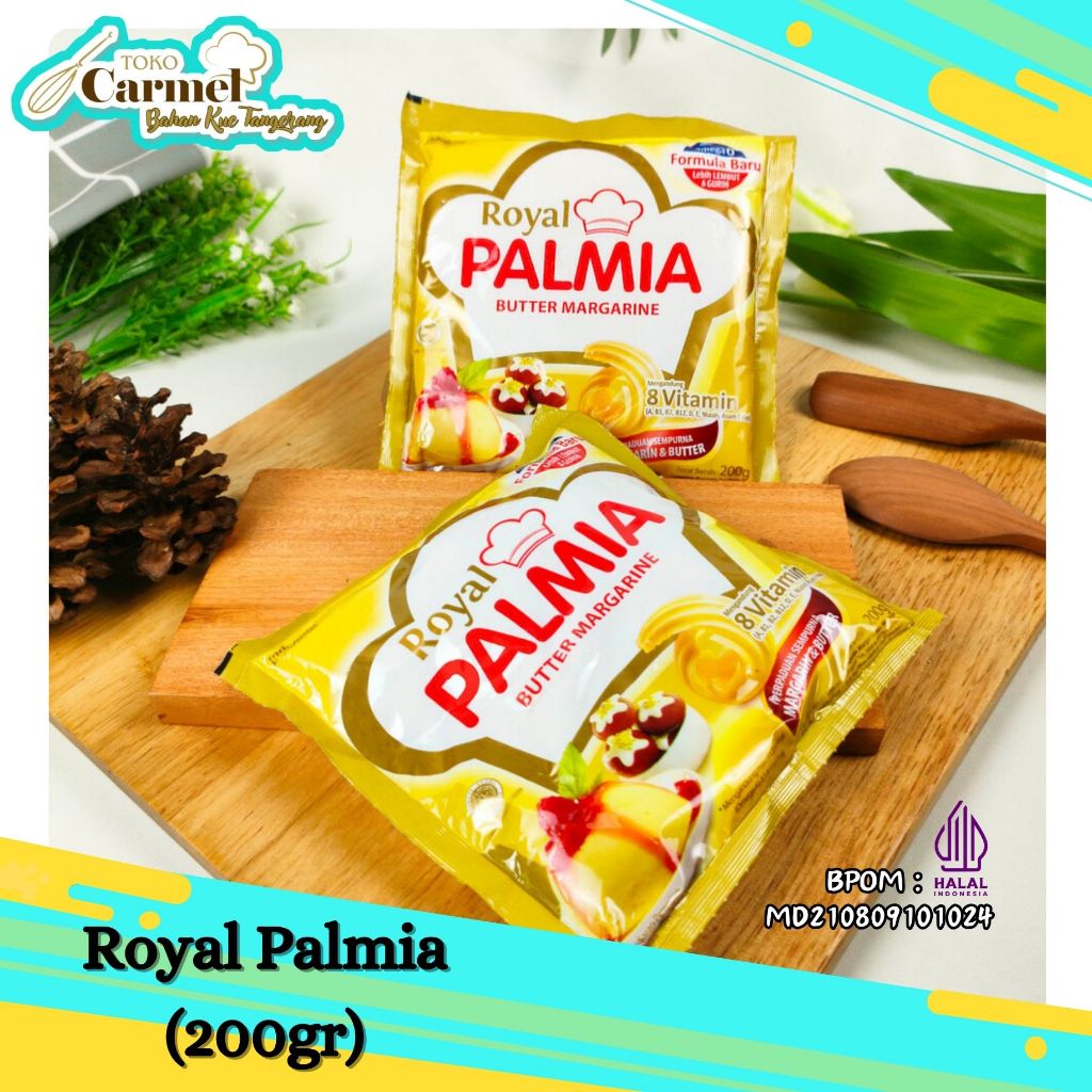 Jual ROYAL PALMIA Butter Margarine 200gr - Mentega Margarin Wangi Kue ...
