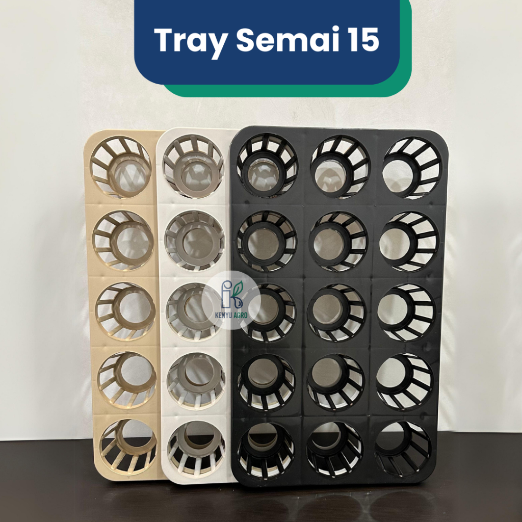 Jual KENYU AGRO Tray Semai 15 lubang / Pot Tray Bunga Anggrek / Tray ...