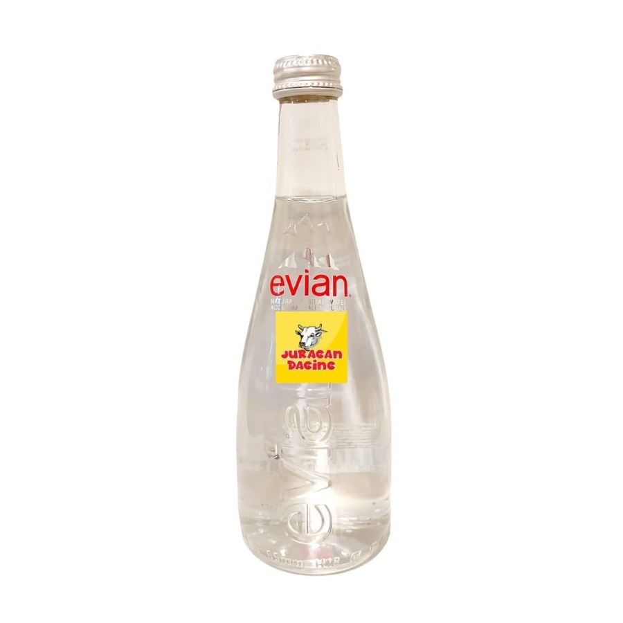 Jual Evian Natural Mineral Water Glass 330ml Kemasan Botol Kaca Original Made in France | Shopee ...