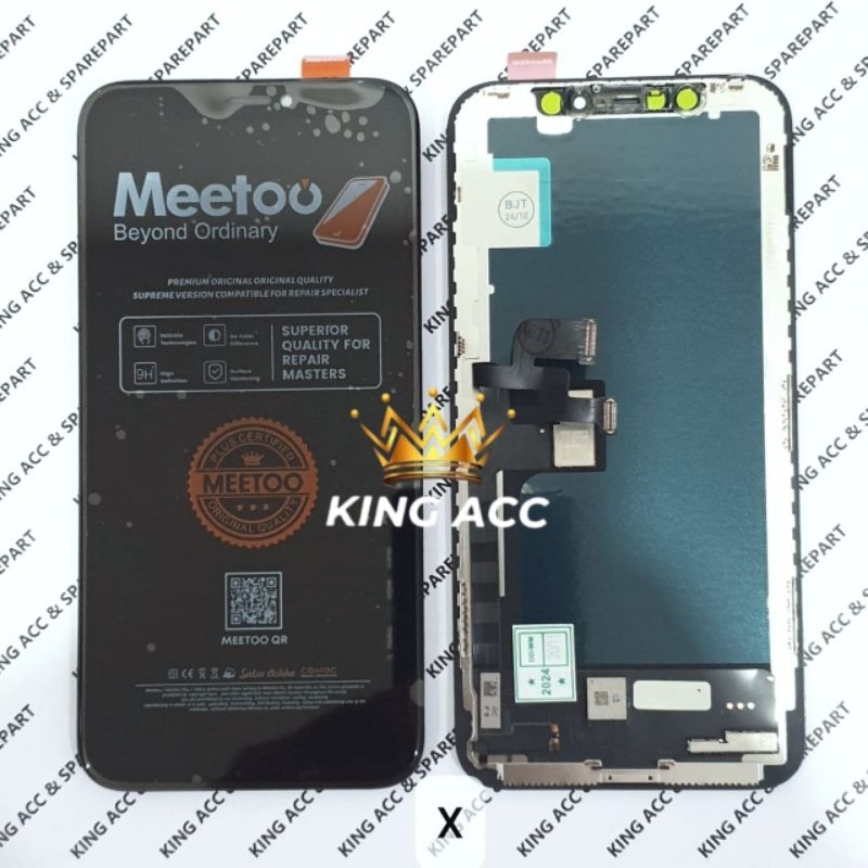 Jual NEW MEETOO LCD TOUCHSCREEN IP X / IP 10 / IP TEN BLACK INCELL ...