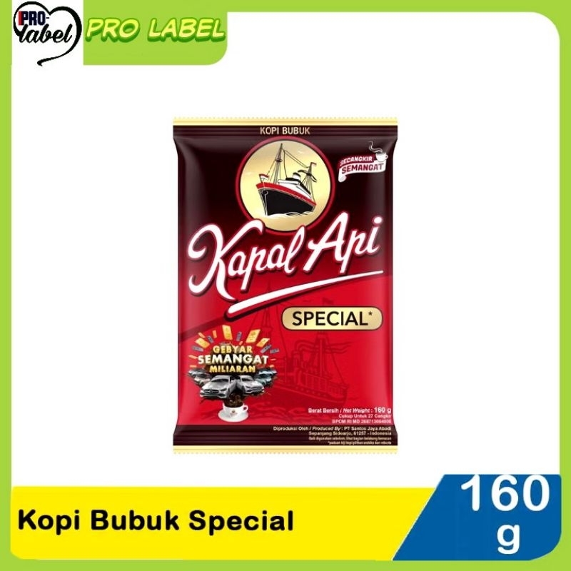 Jual KAPAL API Special Kopi Bubuk 150 gr - KOPI KAPAL API 150GR -KOPI ...