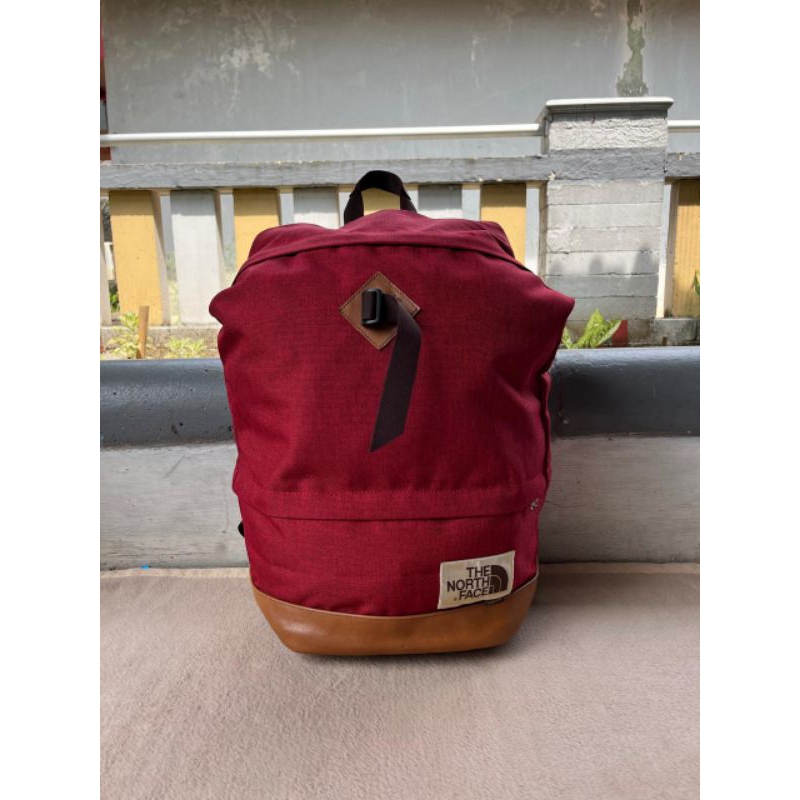 Jual ransel tas second TNF the north face limited mix kulit asli pria ...