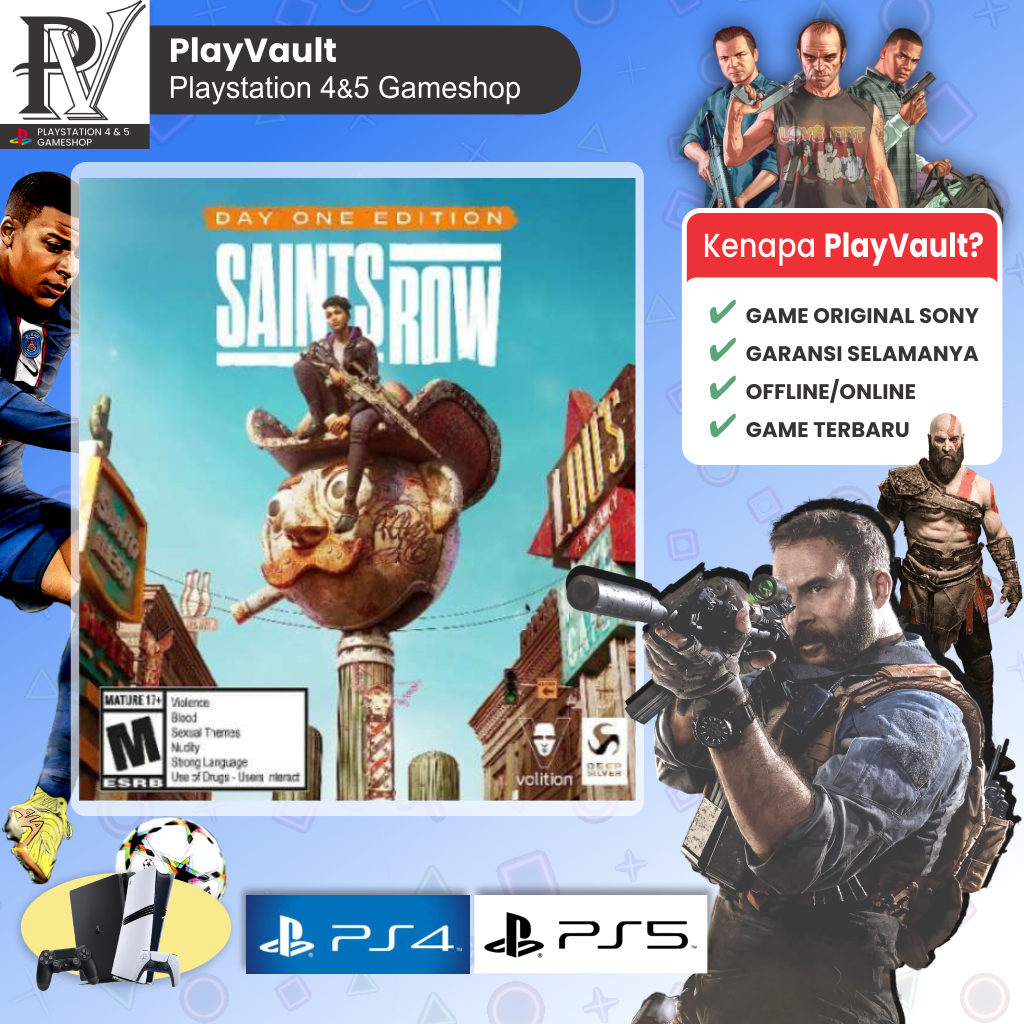 Jual Saints Row PS4 PS5 | Shopee Indonesia