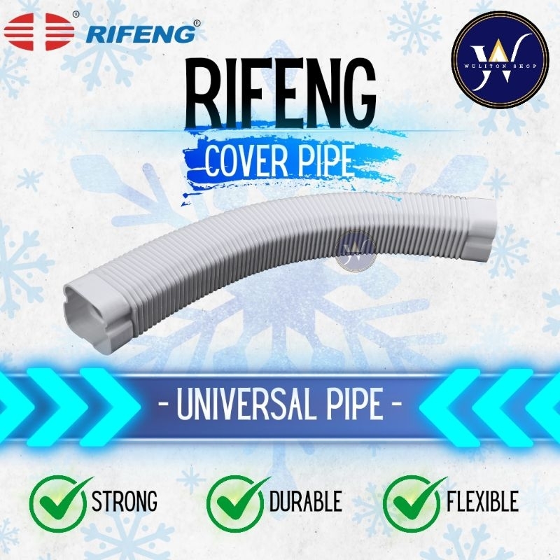 Jual Universal Protective Straight Pipe / Cover Pipa AC Flexible Rifeng ...
