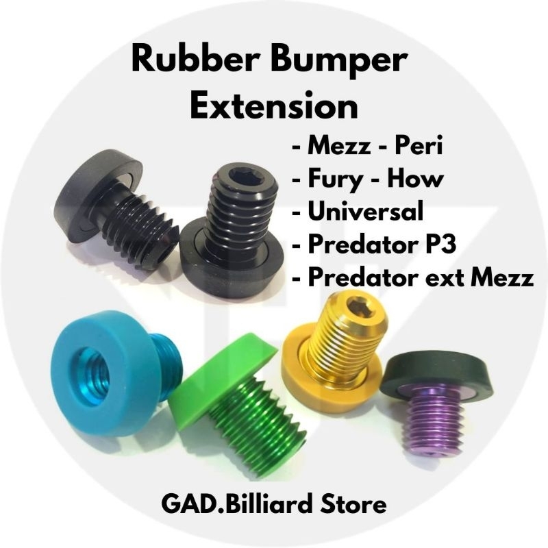 Jual RUBBER BUMPER EXTENSION FOR CUE PERI | CUETEC| FURY| MEZZ ...