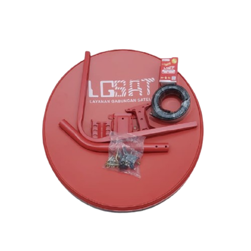 Jual LG SAT ANTENA LG SAT KU BAND DIAMETER 60 CM TERMASUK LNB DAN KABEL ...