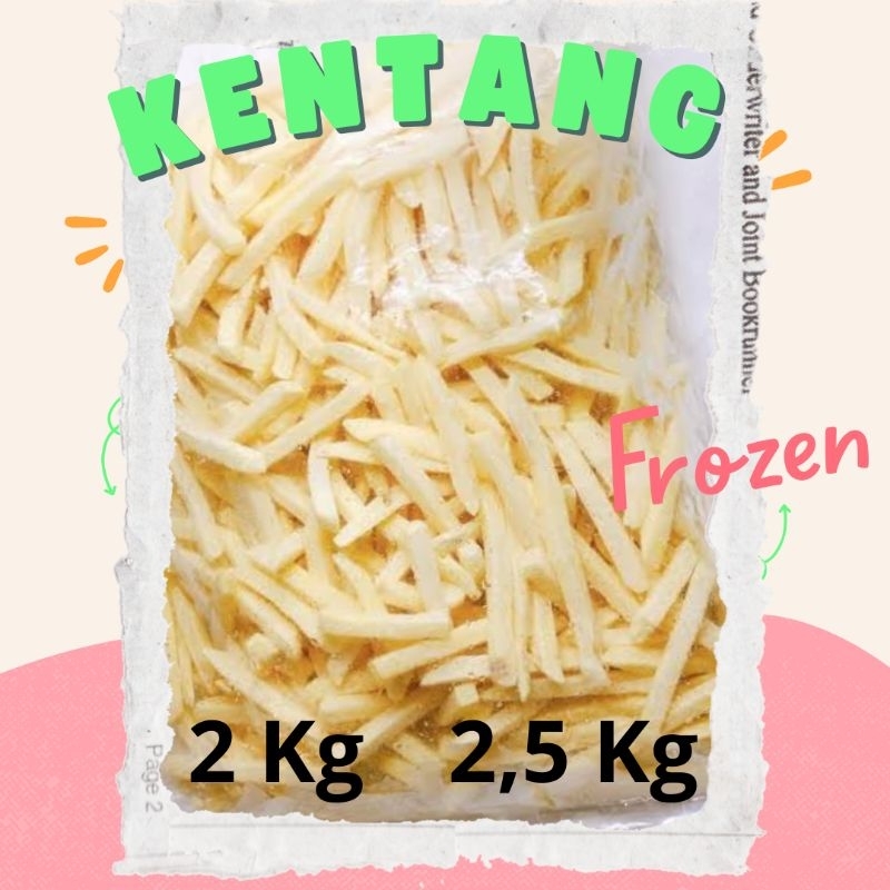 Jual Kentang Soestring Kentang Potong Frozen 2 KG, 2,5 KG | Shopee ...