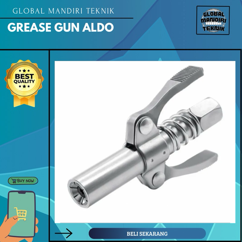 Jual Grease Gun Aldo / Kepala Jepit Grease Selang Pompa Gemuk Coupler ...