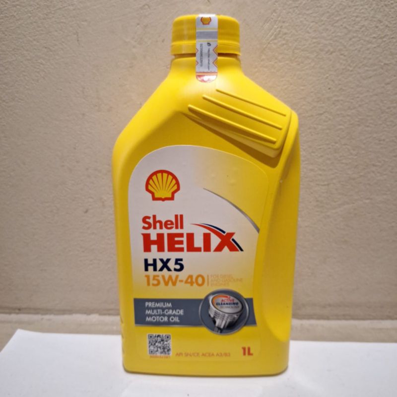 Jual Oli SHELL HELIX HX5 15W-40 1l - 1000ml Oli Mobil | Shopee Indonesia