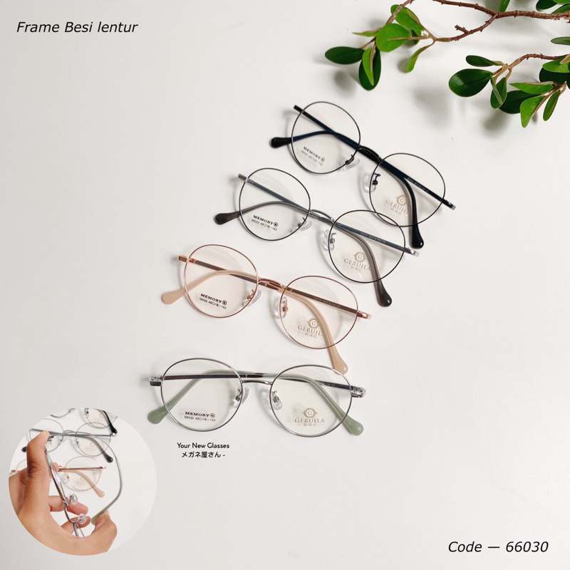 Jual yournewglasses — Frame besi titanium 66030 / Frame besi lentur dan ...