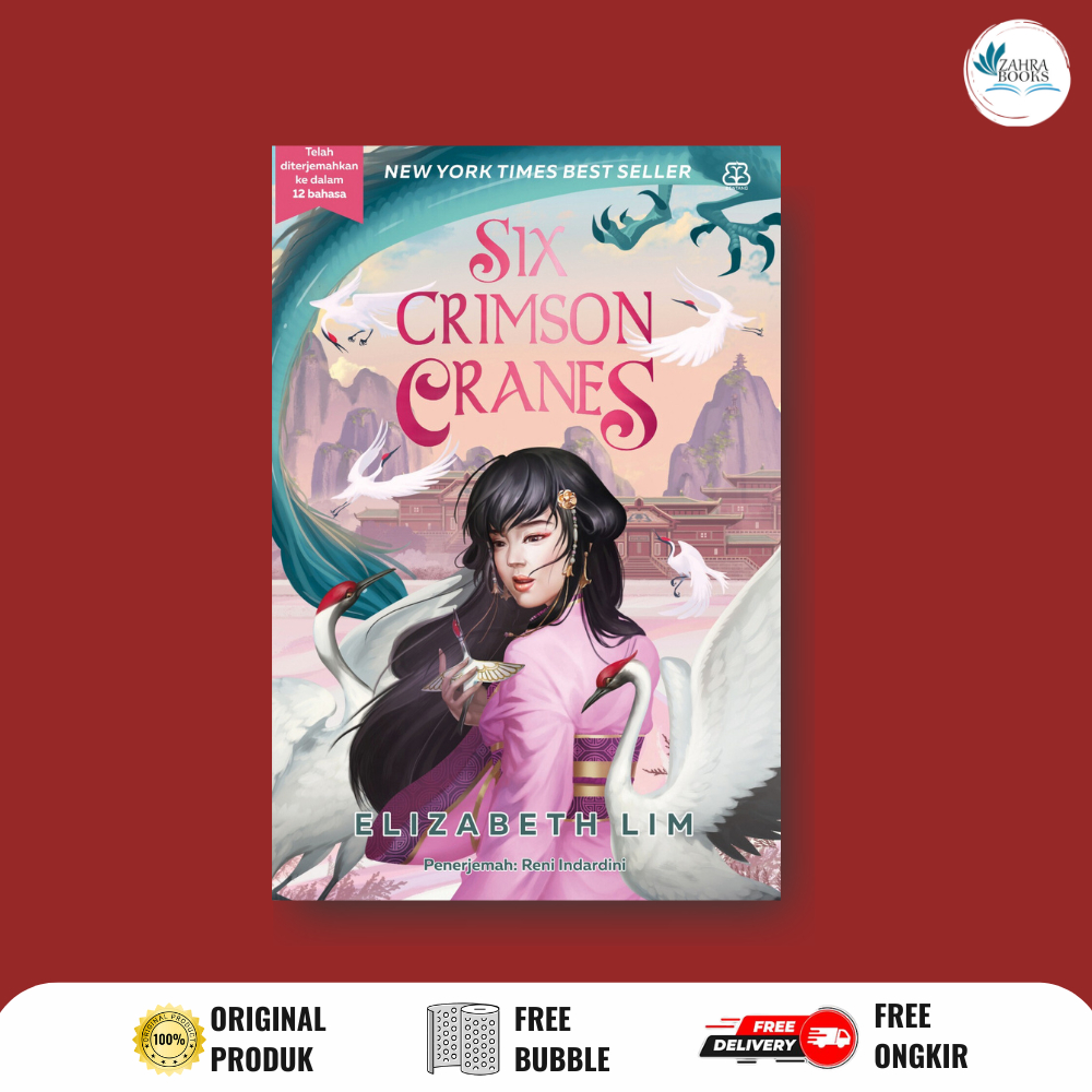 Jual NOVEL SIX CRIMSON CRANES by Elizabeth Lim - Bentang Pustaka ...
