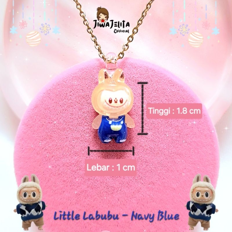 Jual [Jiwa Jelita] BISA COD ️ Kalung LITTLE LABUBU, GOLD Colour HIGH ...