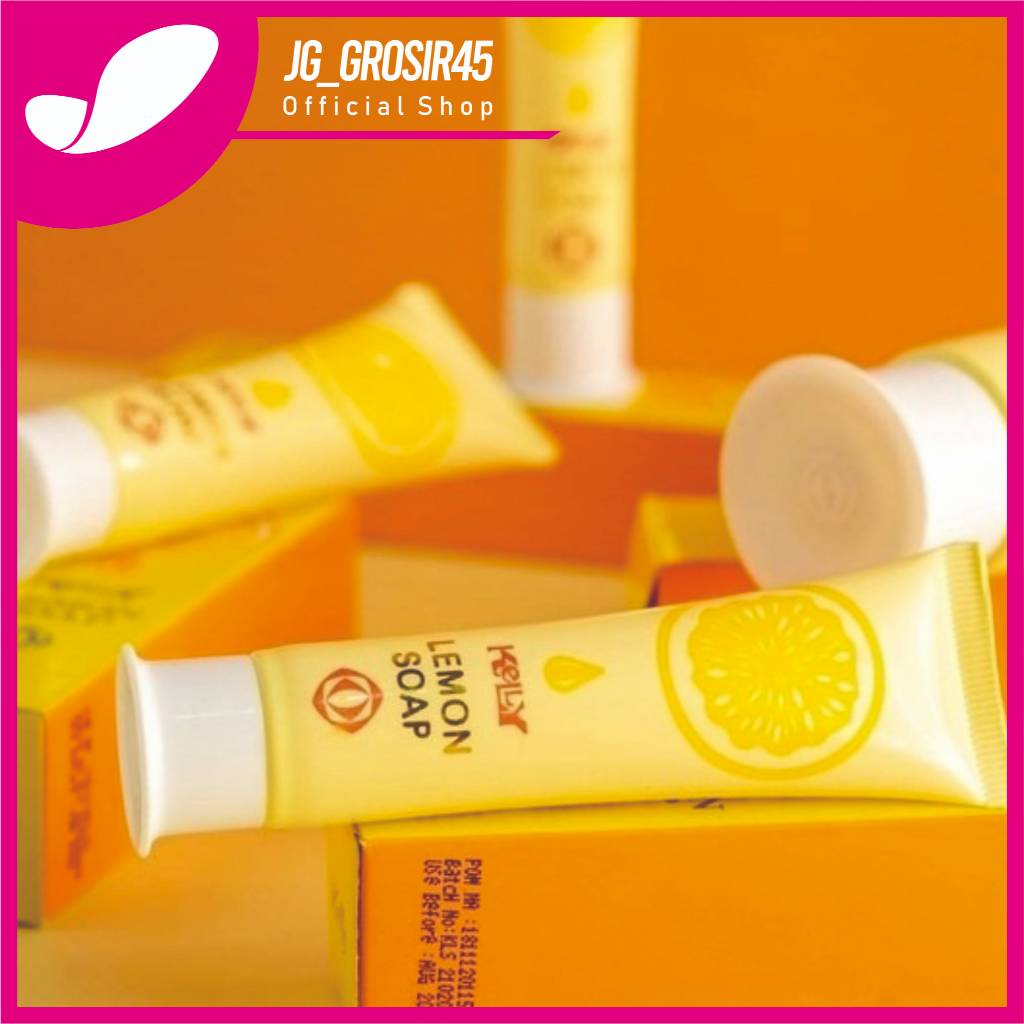 Jual Kelly lemon soap/ sabun wajah kelly 75gr | Shopee Indonesia