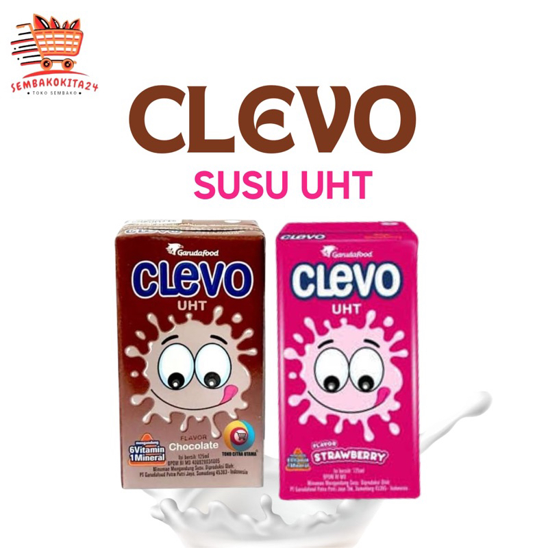 Jual Clevo Susu UHT Kotak 115 Ml All Rasa | Shopee Indonesia